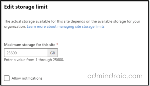 A Detailed Guide to Manage Storage Quota in SharePoint Online