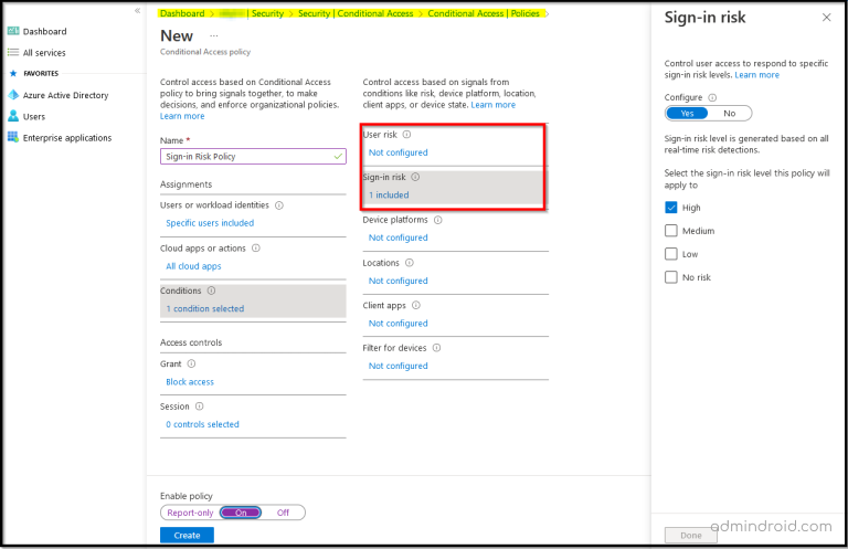 Monitoring Azure AD Sign-in Logs and Risky Sign-In Activities