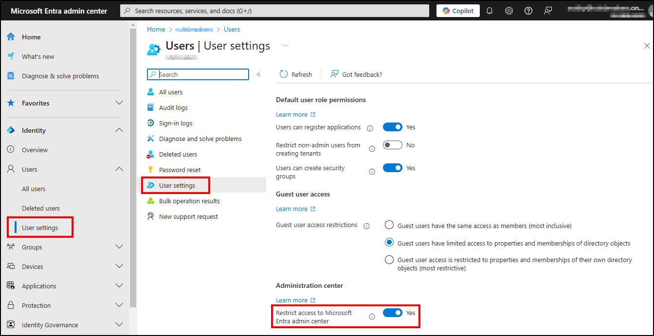 Restrict User Access to Azure AD to Prevent Data Exposure