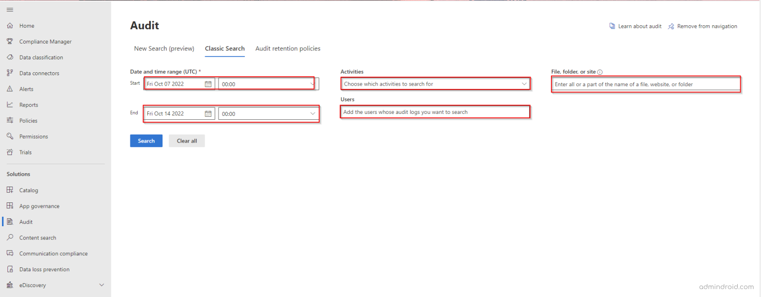Unified Audit Log A Guide To Track Office 365 Activities
