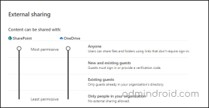 Possible Ways to Limit External Sharing in SharePoint Online