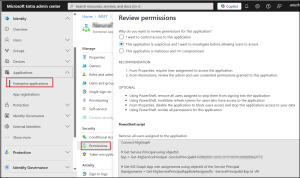 Review App Permissions & Consents in Microsoft 365