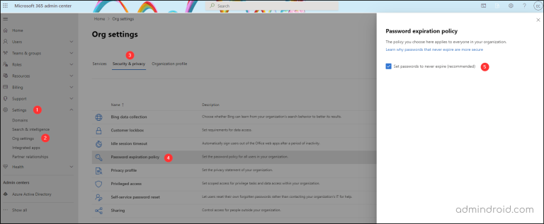 Strengthen Microsoft 365 Password Policy in Entra ID