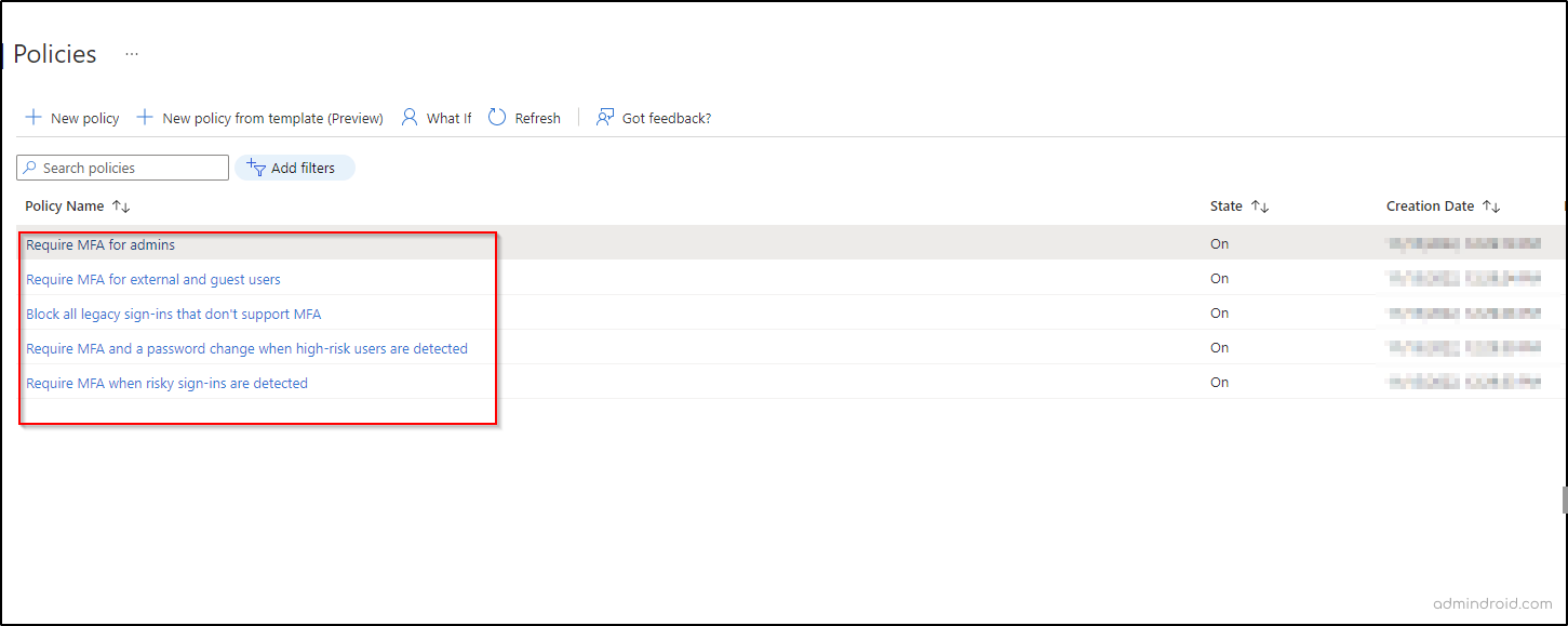 Adaptive MFA Using Conditional Access in the Microsoft 365