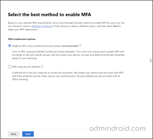 Adaptive MFA Using Conditional Access in the Microsoft 365