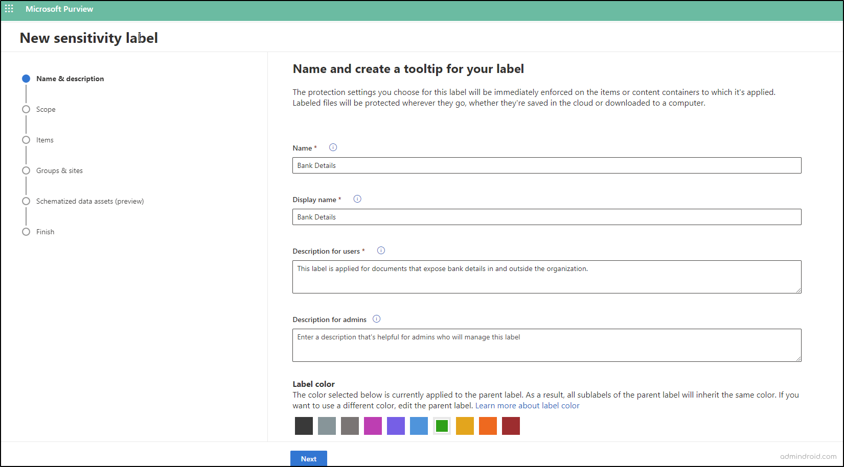 Microsoft 365 Sensitivity Labels in the Sharing Dialog