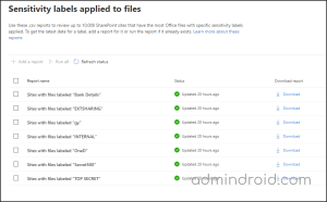 Data Access Governance Reports in SharePoint Admin Center