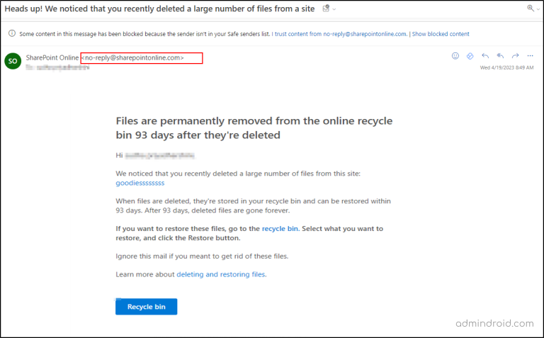 Configure Custom Domain Email Notifications in Microsoft 365 - AdminDroid Blog