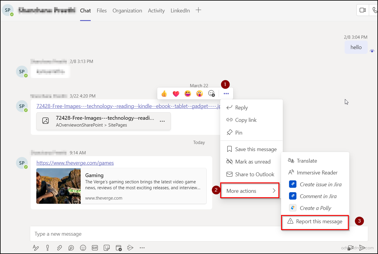 Report Suspicious Messages in Microsoft Teams