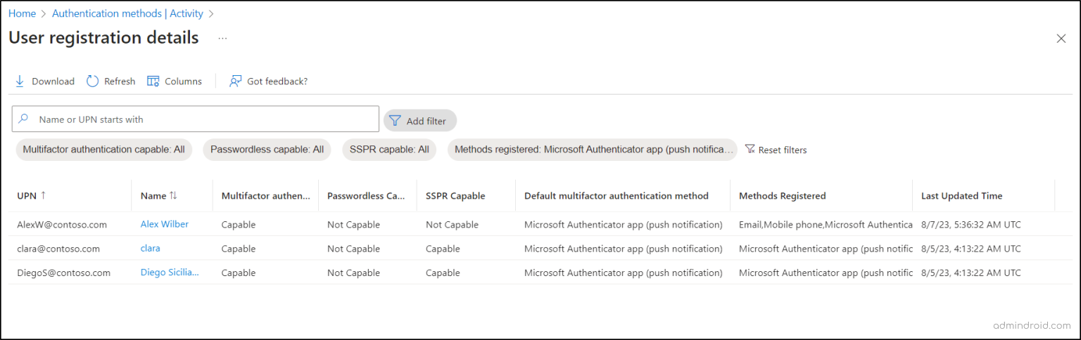 Registration Campaign in Microsoft Entra ID