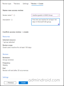 Create Access Reviews in Microsoft Entra