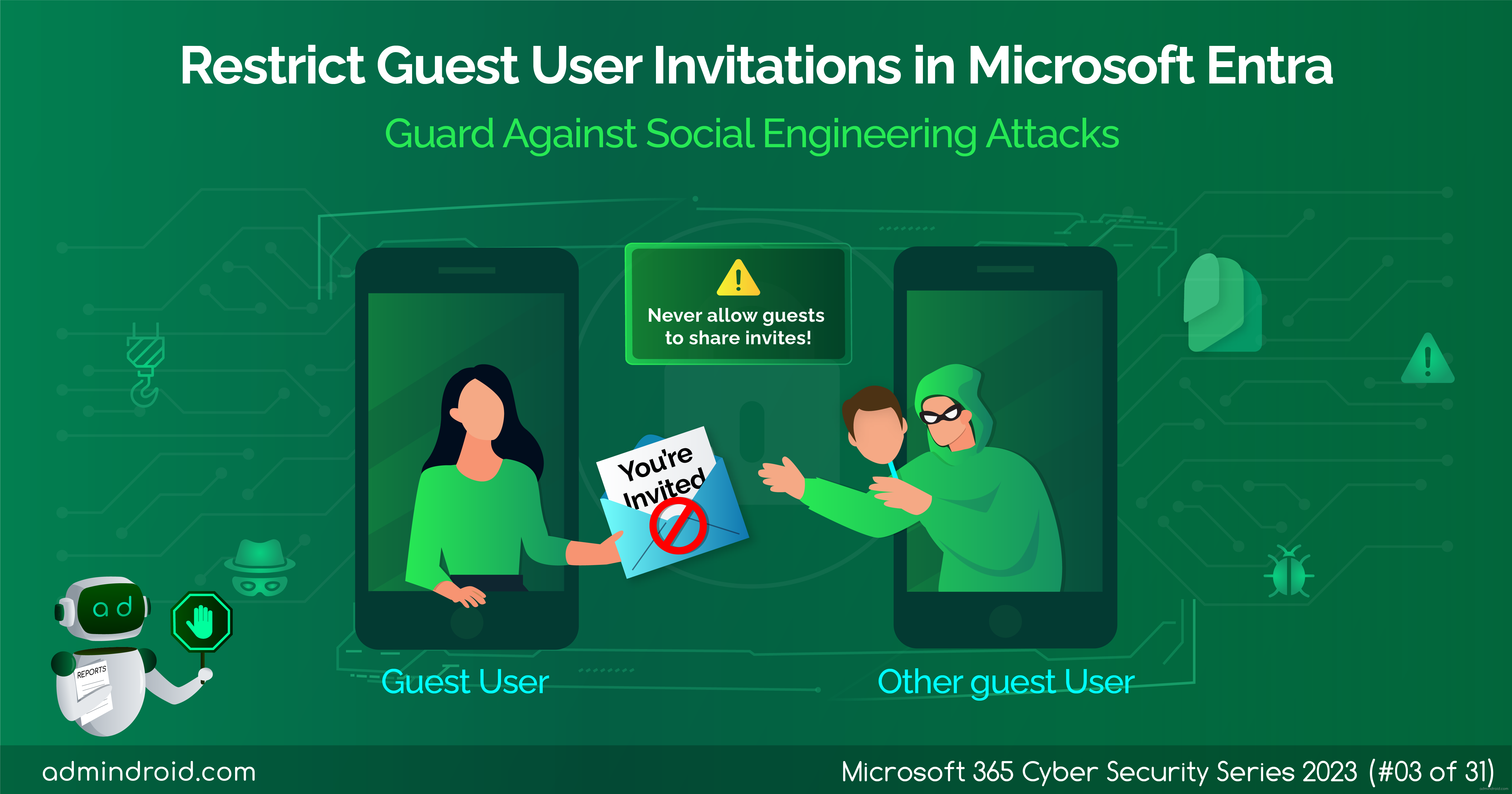 Restrict Guest User Invitations in Microsoft Entra - AdminDroid Blog