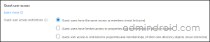 Guest User Access Restrictions in Microsoft Entra ID - AdminDroid Blog