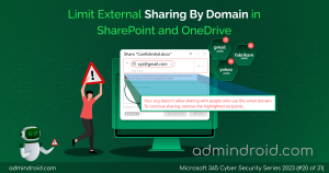 Restrict Domain Sharing in SharePoint Online and OneDrive