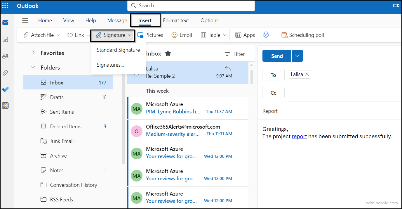 Standard Signatures vs Digital Signatures in Microsoft Outlook