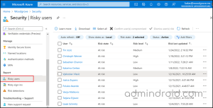 Leaked Credential Detection Report in Microsoft Entra ID