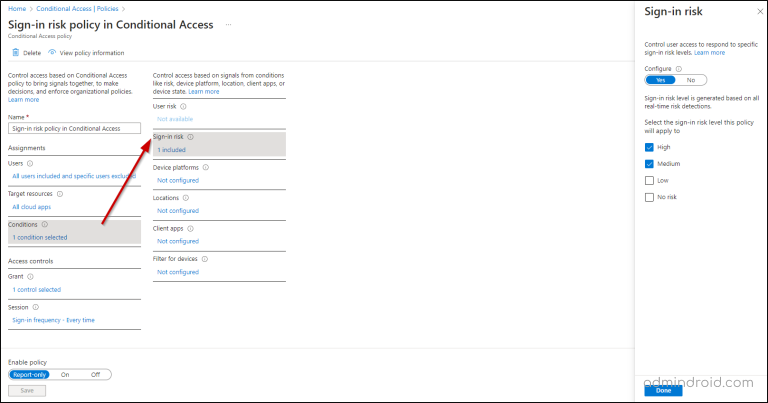 Risk-based Conditional Access Policies in Microsoft Entra ID - AdminDroid Blog
