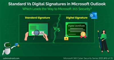Standard Signatures vs Digital Signatures in Microsoft Outlook ...