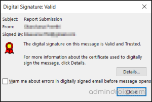 Standard Signatures vs Digital Signatures in Microsoft Outlook