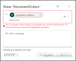 Restrict Domain Sharing in SharePoint Online and OneDrive