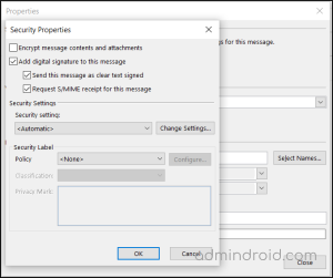 Standard Signatures vs Digital Signatures in Microsoft Outlook
