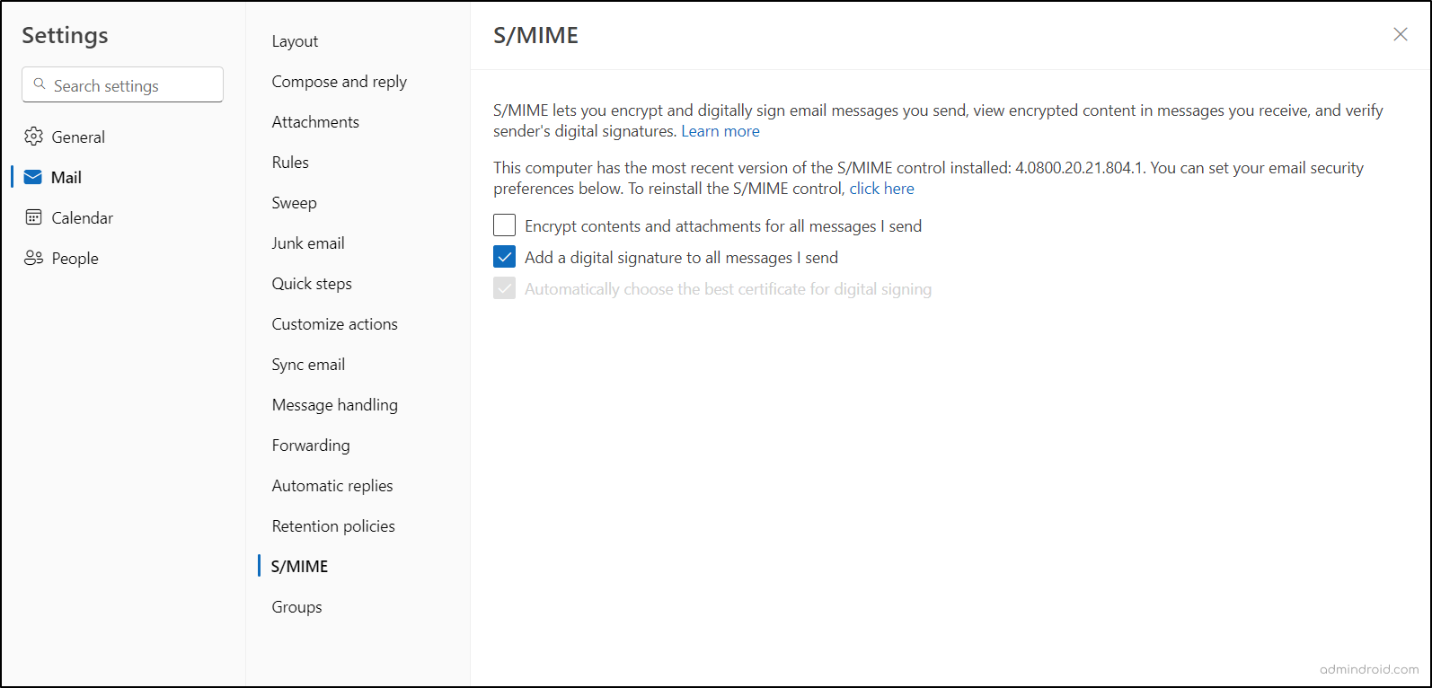Standard Signatures vs Digital Signatures in Microsoft Outlook