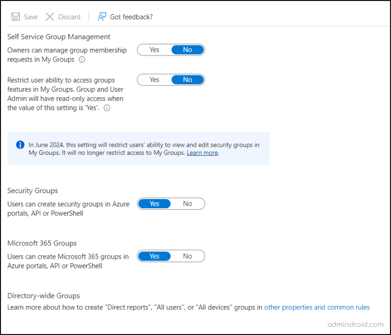 Configure Self-Service Group Management in Microsoft Entra Configure Self-Service Group Management in Microsoft Entra