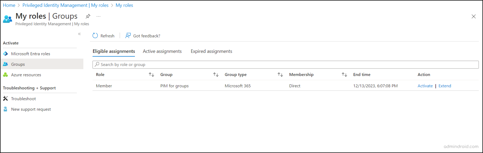 Privileged Identity Management for Groups in Microsoft Entra ...