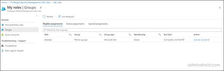 Privileged Identity Management for Groups in Microsoft Entra ...