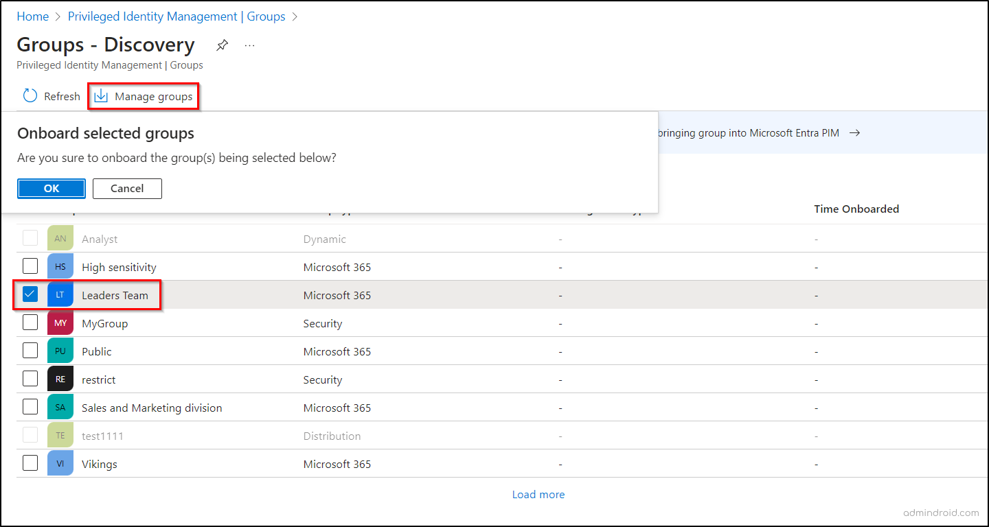Privileged Identity Management for Groups in Microsoft Entra