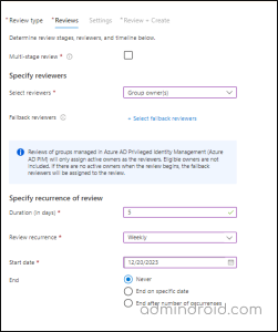 Create Access Reviews of PIM for Groups in Microsoft Entra