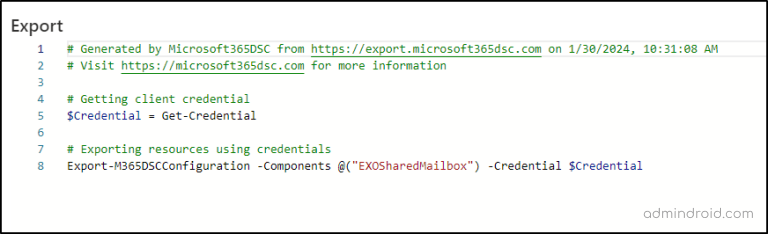 Use Microsoft365DSC and Export Microsoft 365 Settings Report ...