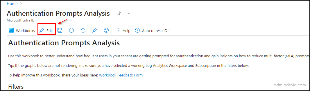 How to Use Entra Workbooks in Microsoft 365 - AdminDroid Blog