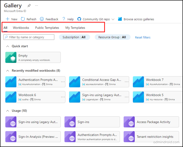 How to Use Entra Workbooks in Microsoft 365 - AdminDroid Blog