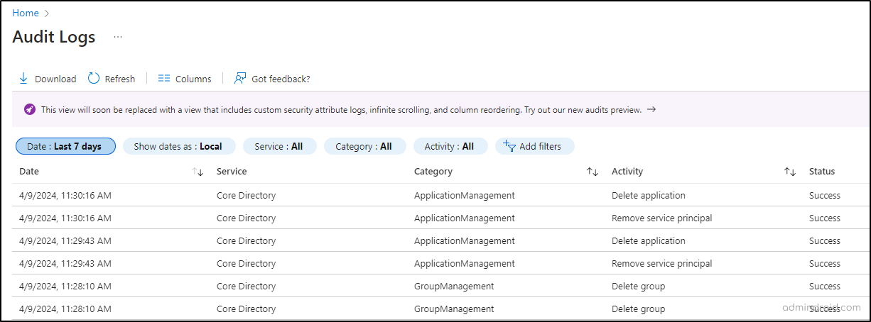 Manage Object Deletions in Microsoft Entra