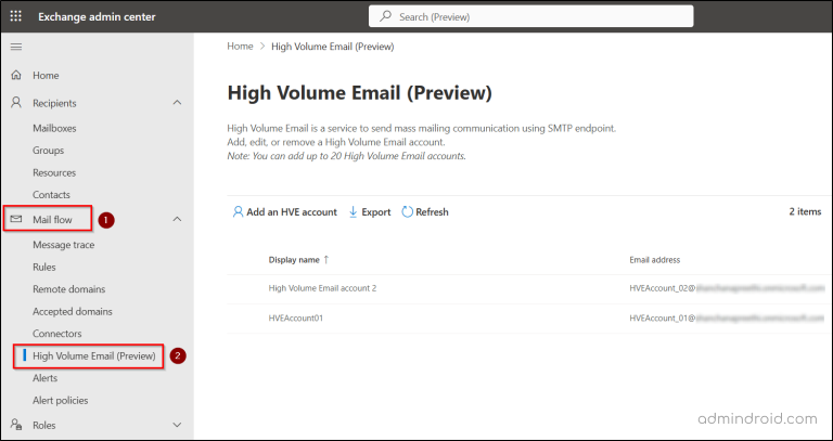 How to Create High Volume Email in Exchange Online - AdminDroid Blog
