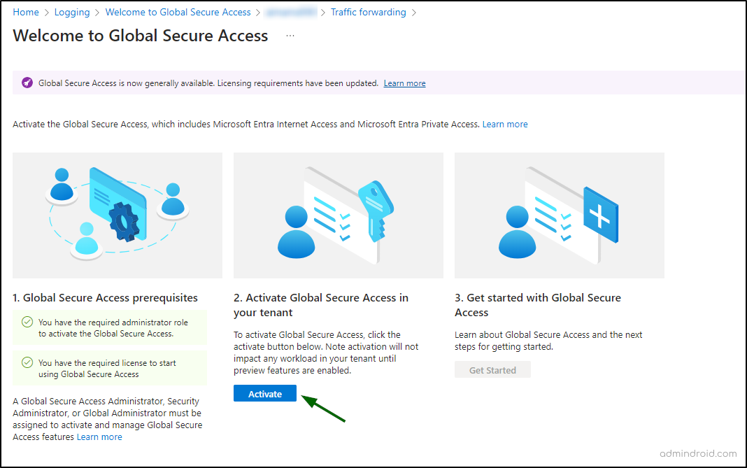 How to Set up Microsoft Entra Private Access