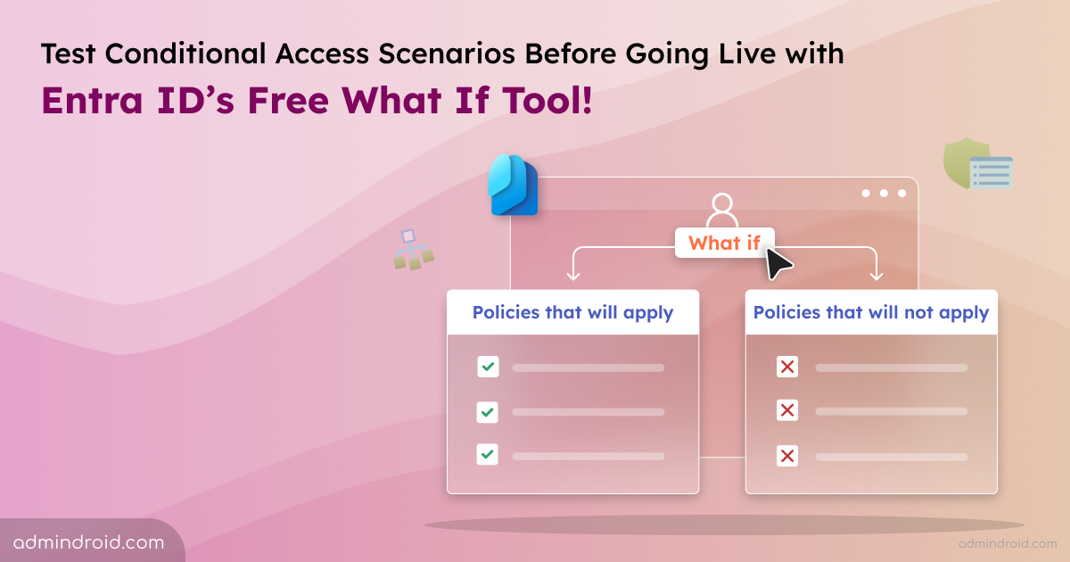 How to Use Conditional Access What If tool in Entra ID