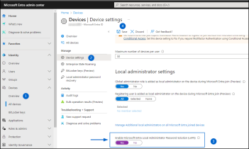 How to Enable Windows LAPS in Entra ID