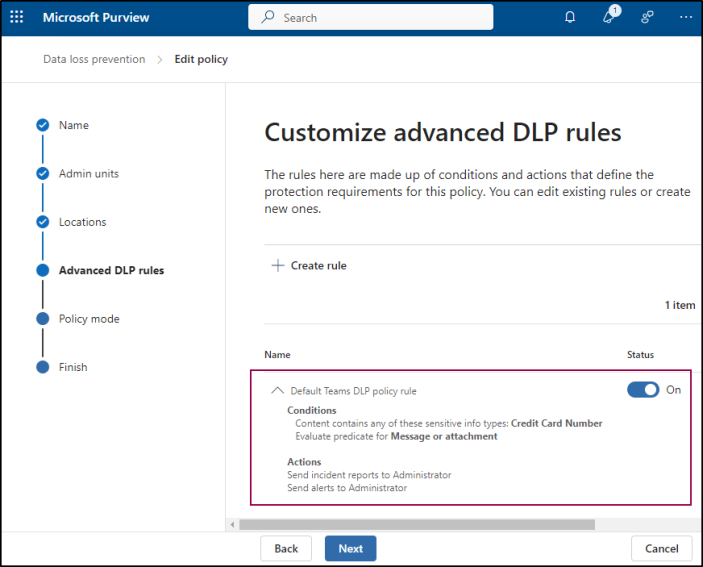 Microsoft Information Protection Secure Score Recommendations