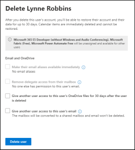 Create Inactive Mailbox to Protect Ex-employee Email Data
