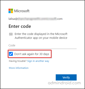 Enable Remember Multi-factor Authentication in Microsoft 365
