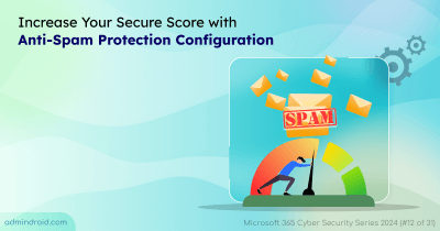 Increase Microsoft Secure Score with Spam Protection Settings
