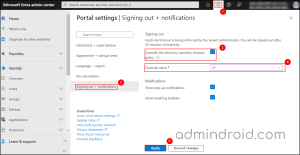 Configure Idle Session Timeout for Entra Portal Security