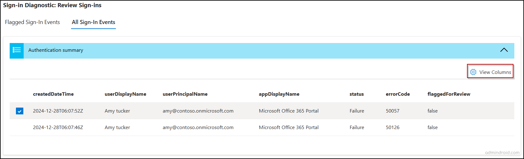 How to Use Sign-in Diagnostic in Microsoft Entra ID