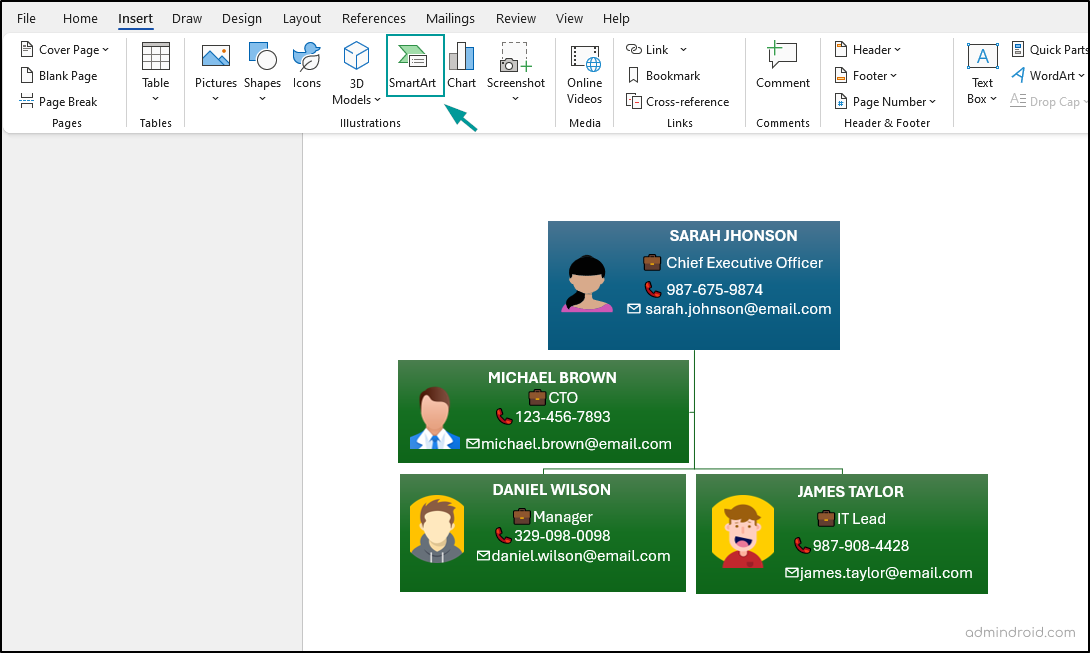 Top Benefits of Using an Organization Chart in Microsoft 365