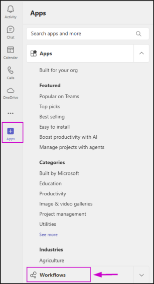 How to Create Workflows in Microsoft Teams