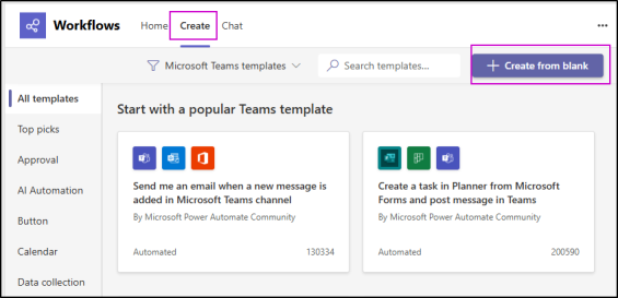 How to Create Workflows in Microsoft Teams