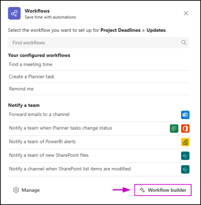 How to Create Workflows in Microsoft Teams