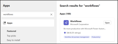 How to Create Workflows in Microsoft Teams